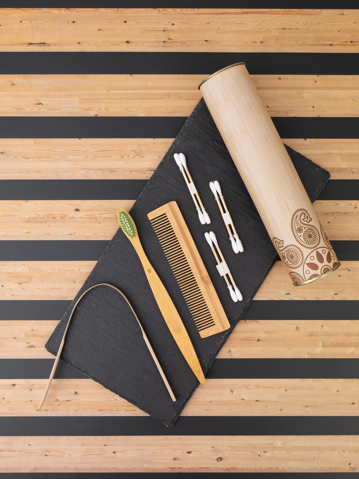 Handcrafted Bamboo Toiletry Kit in Paper Box | Buy Online