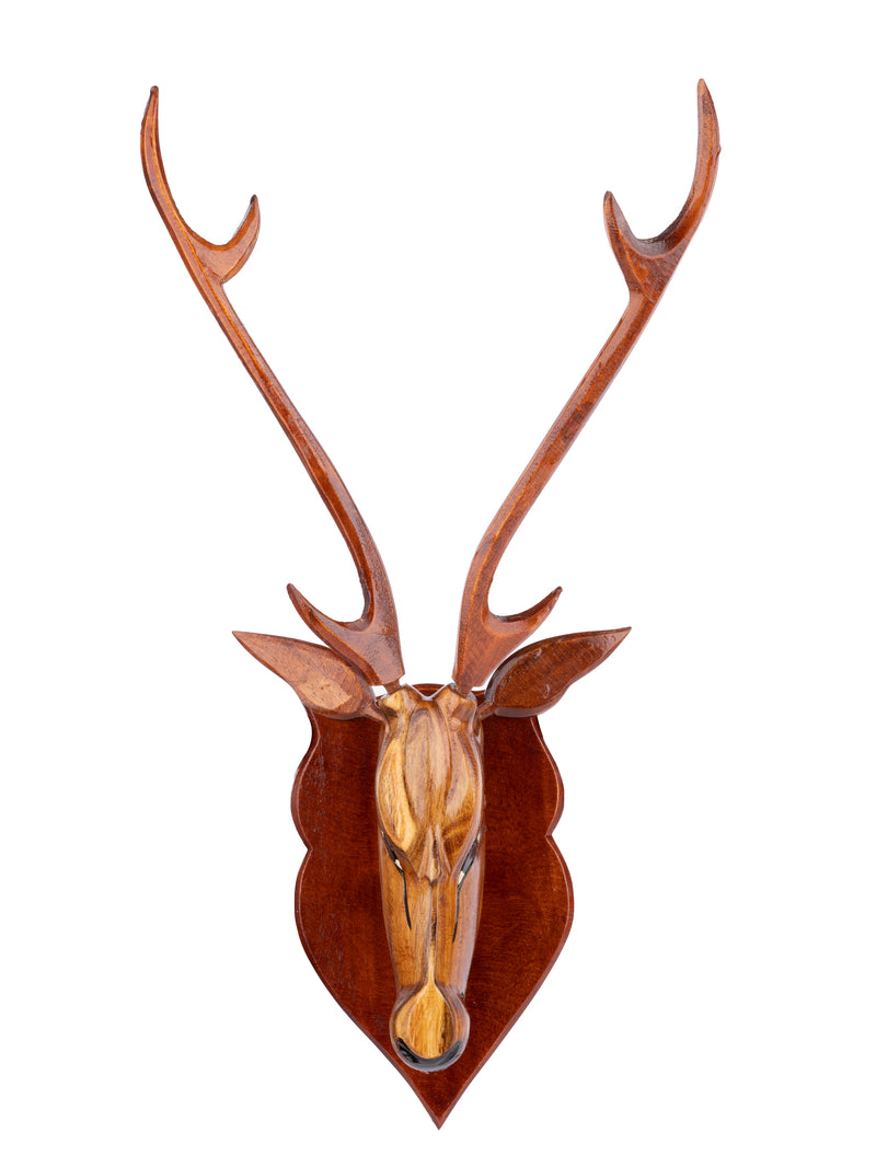Shop Exquisite Wooden Deer Head Wall Decor | Rustic Elegance