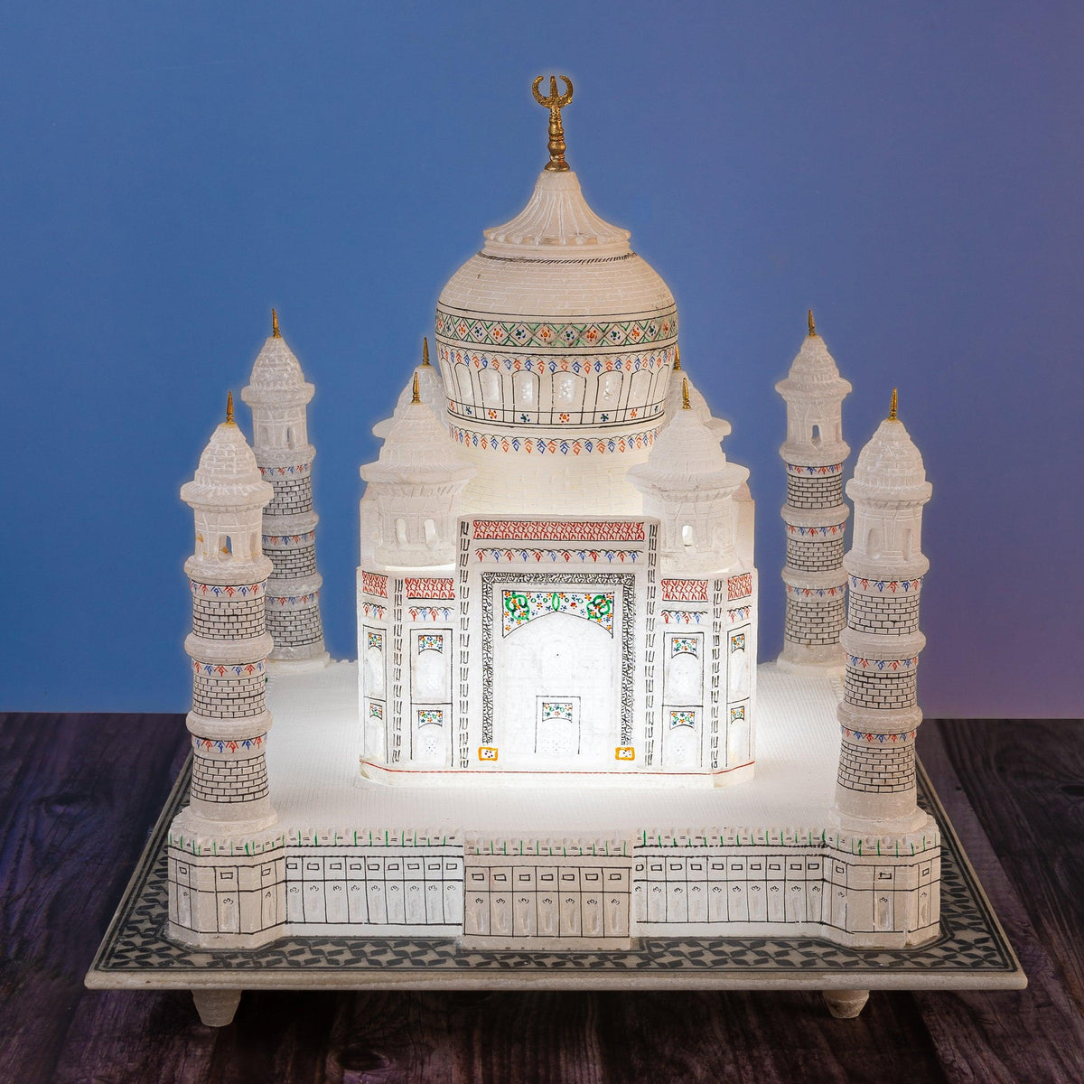 Colorful Taj Mahal Replica - 12 Inches | Buy Online