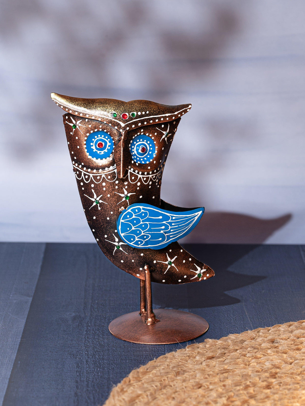 Metal Red Owl Figurine | Shop Whimsical Decor